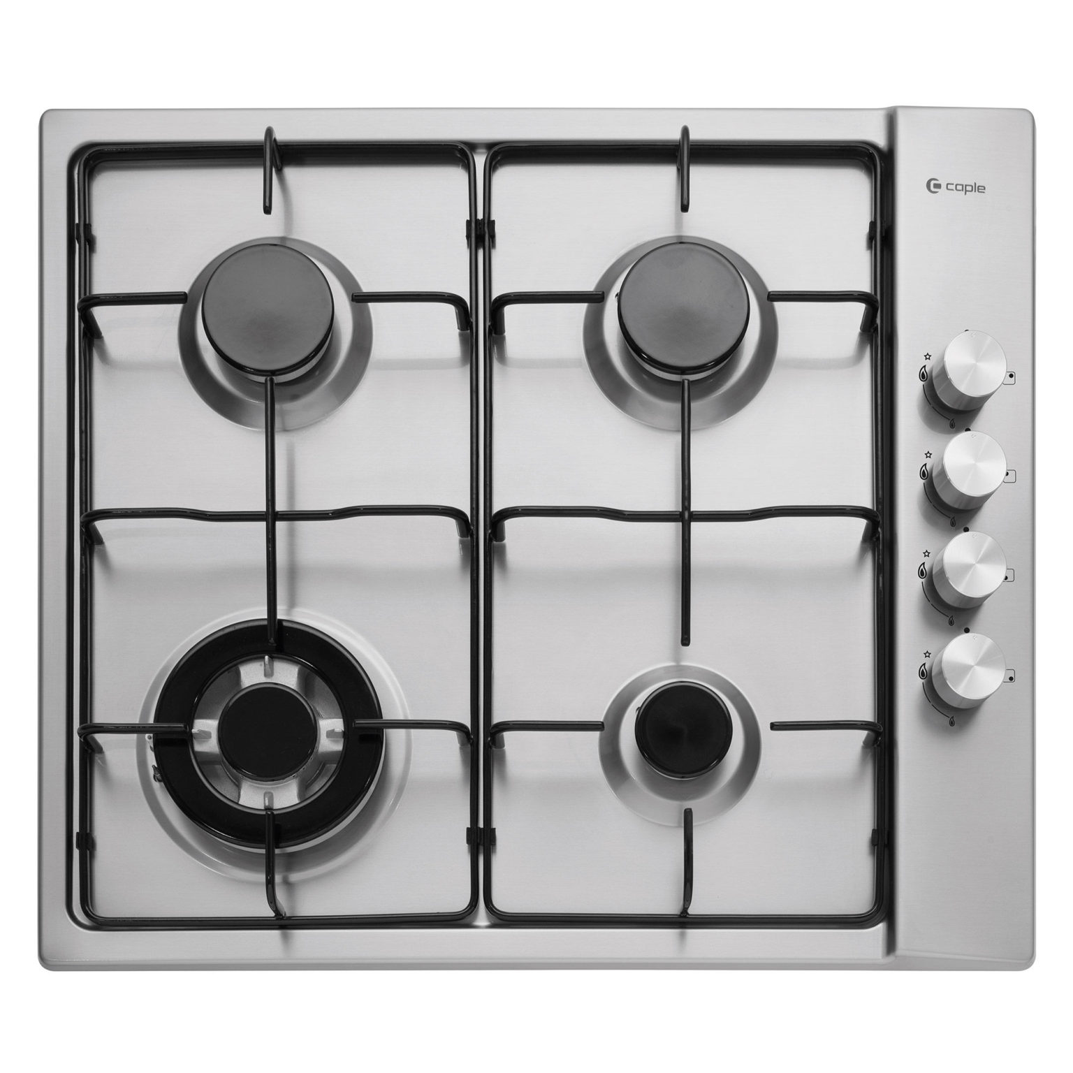 Gas Hobs | Black & Stainless Steel 4 & 5 Burner | Caple