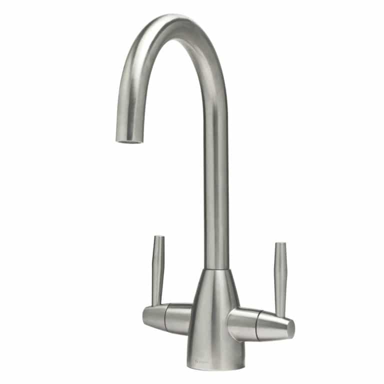 Avel Dual Lever Tap Stainless Steel | Caple