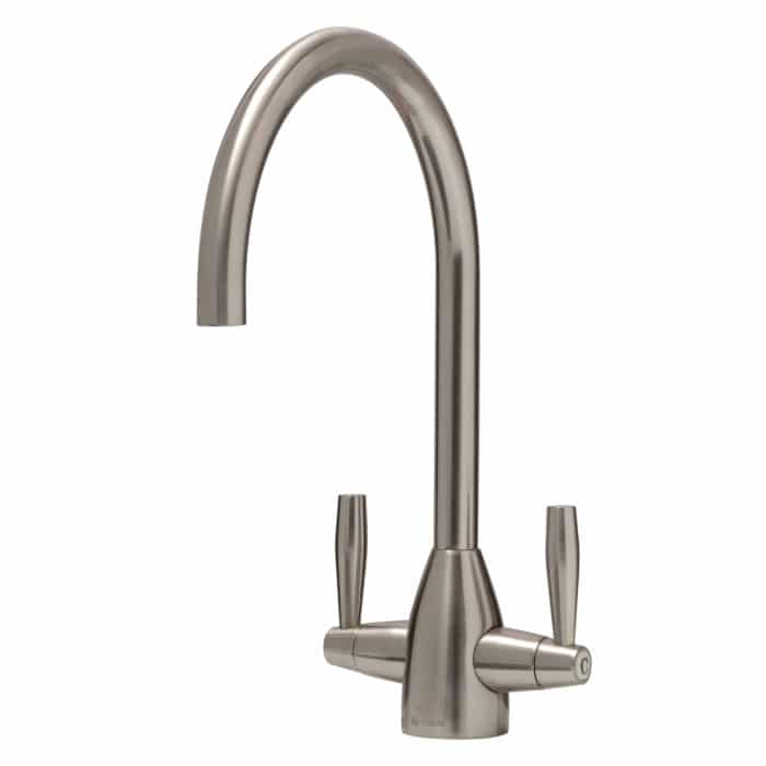 Avel Dual Lever Tap Stainless Steel | Caple