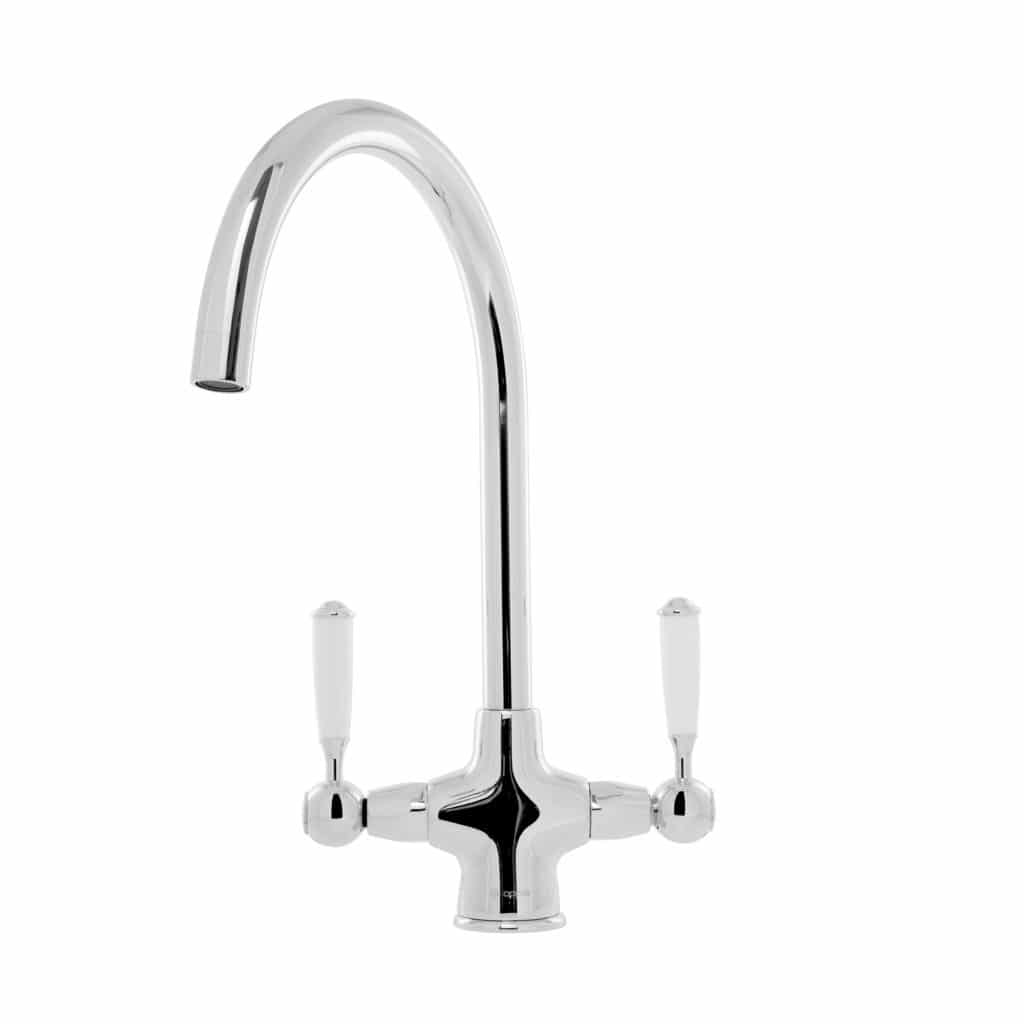 Shaftsbury Traditional Dual Lever Tap Polished Chrome | Caple