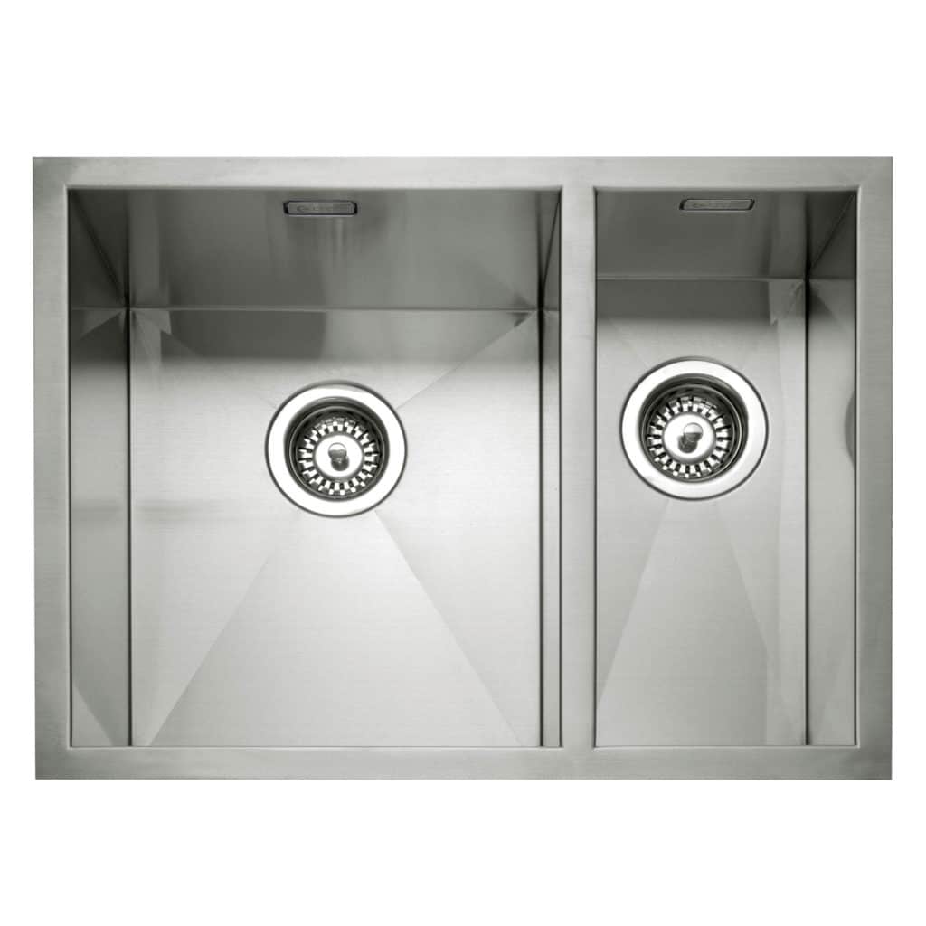 Zero 150R Inset or Undermount Sink Stainless Steel | Caple
