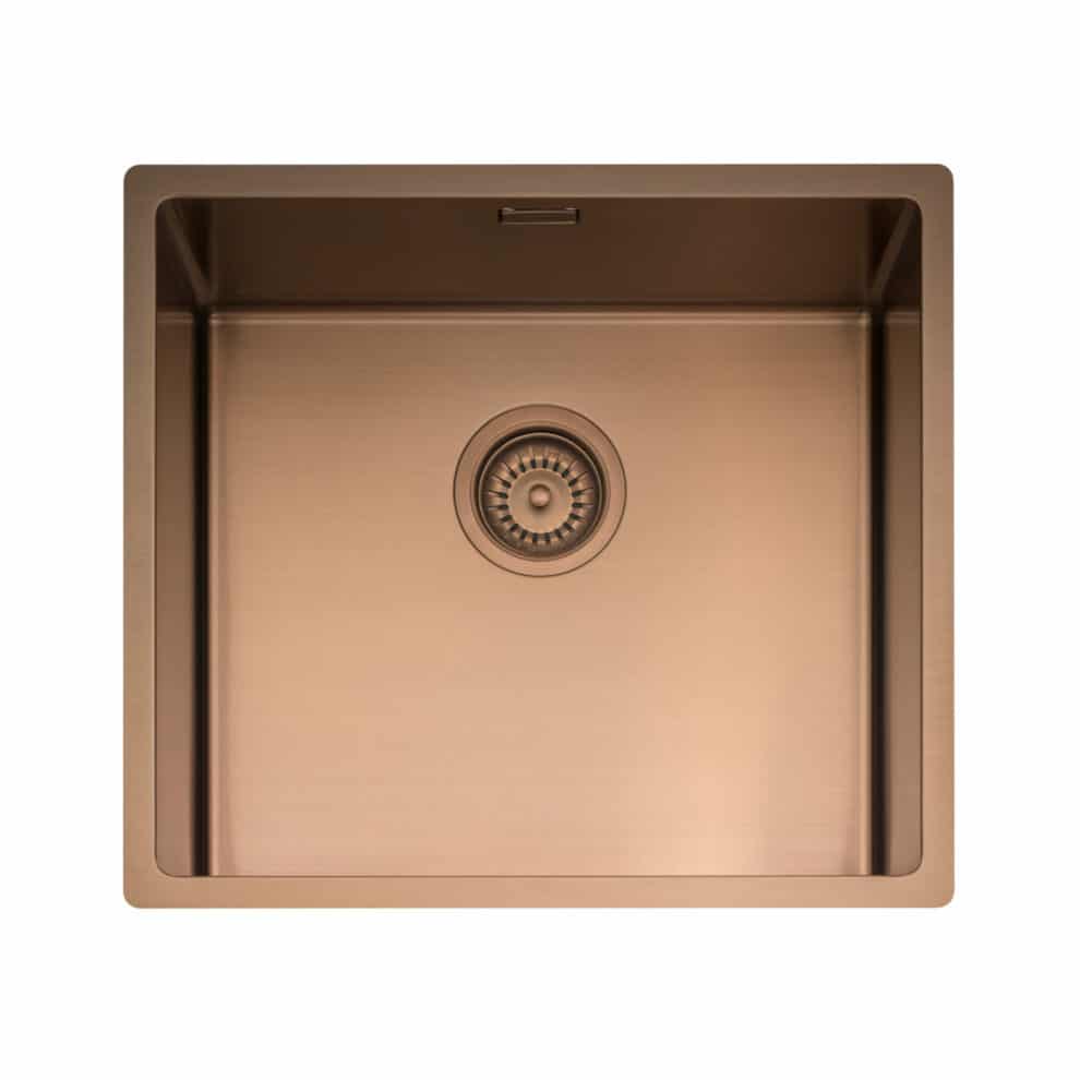 Mode 45 Inset or Undermount Sink Copper | Caple