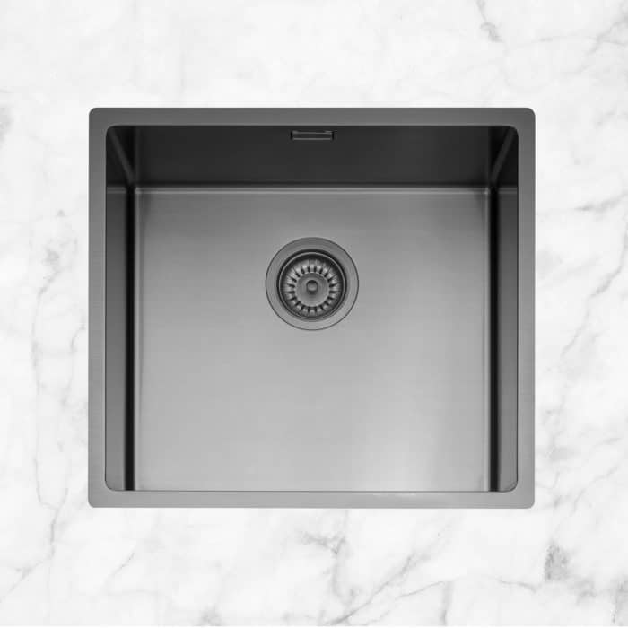 Mode 45 Inset or Undermount Sink Gunmetal | Caple