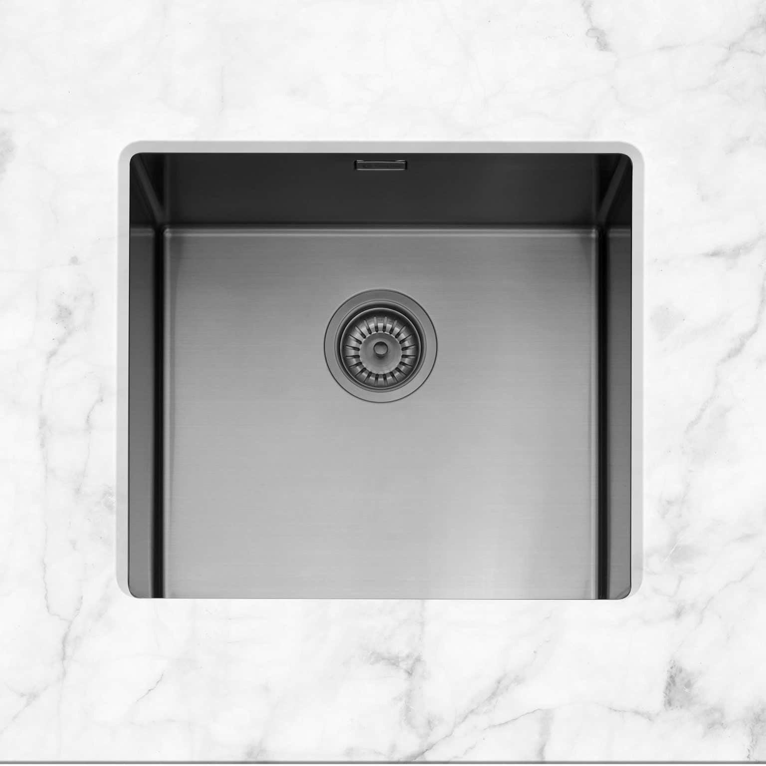 Mode 45 Inset or Undermount Sink Gunmetal | Caple