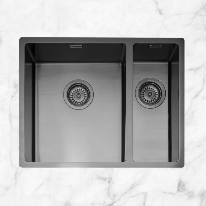 Mode 3415 RH Inset or Undermount Sink Gunmetal | Caple
