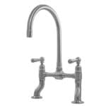 Putney Bridge Traditional Dual Lever Tap Stainless Steel | Caple