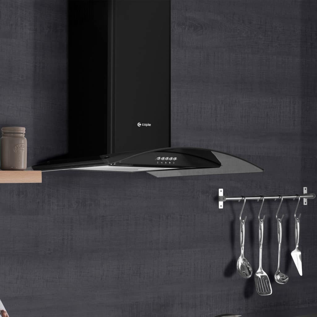 CGC611BK 59.5cm Wall Chimney Hood | Caple