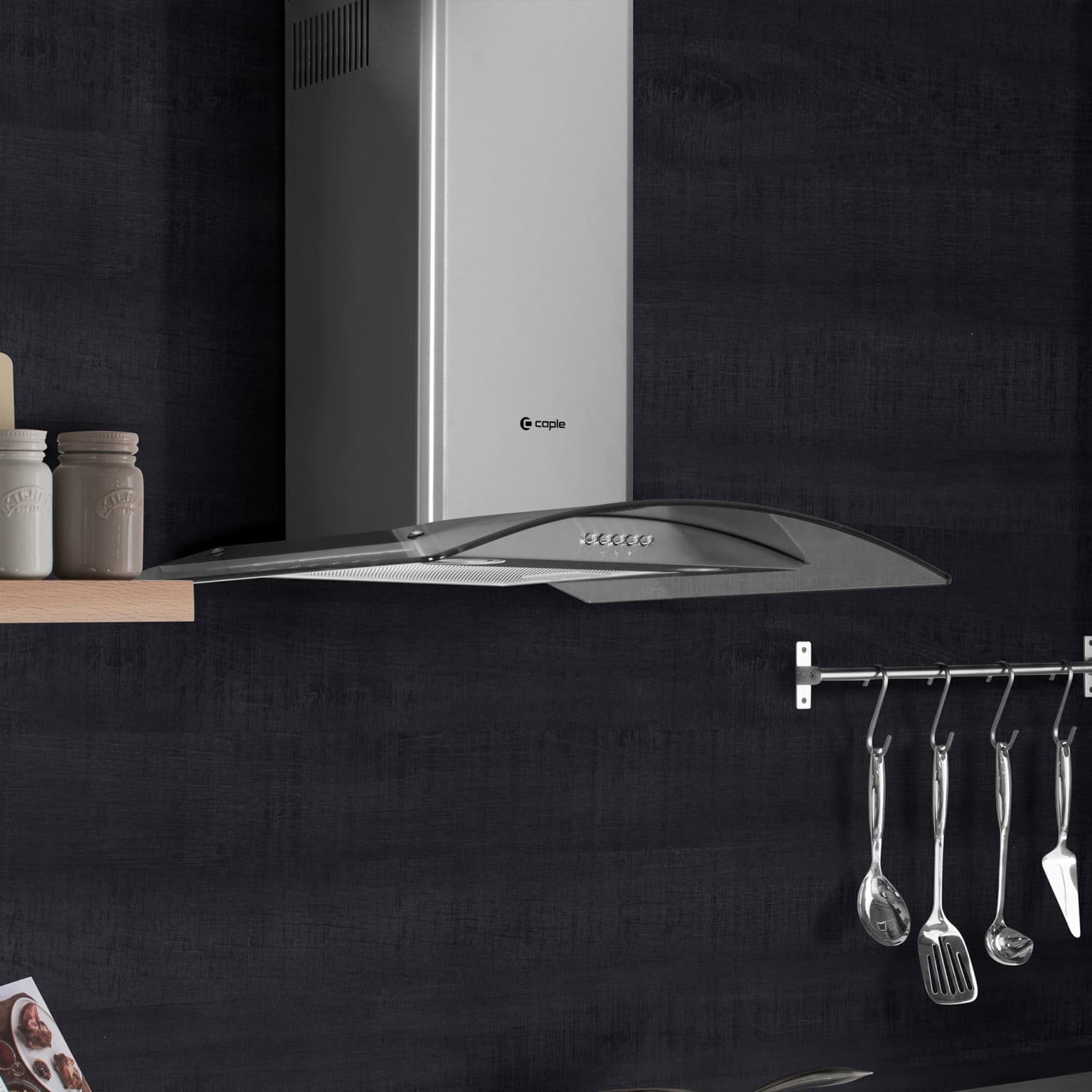 CGC611SS 59.5cm Wall Chimney Hood | Caple