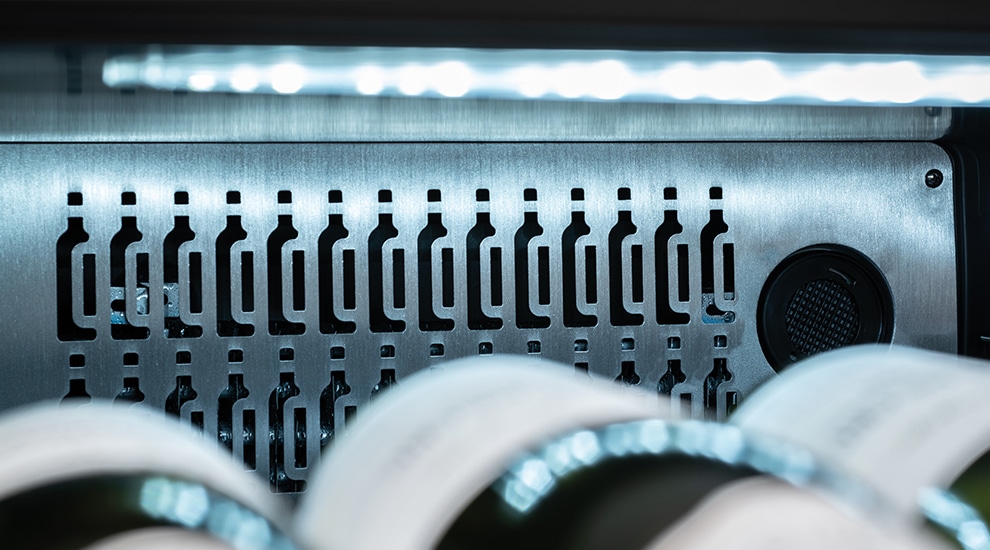 Wi6161 Integrated Undercounter Dual Zone Wine Cooler | Caple