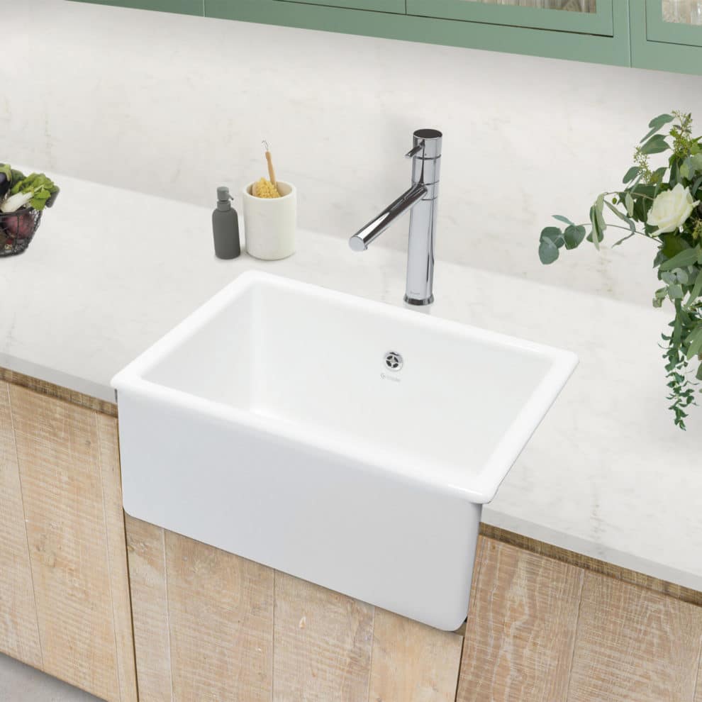 Lingfield Inset Ceramic Butler Sink | Caple