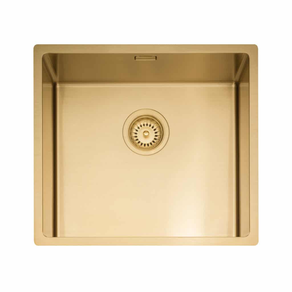 Mode 45 Inset or Undermount Sink Gold | Caple