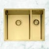 Mode 3415 RH Inset or Undermount Sink Gold | Caple