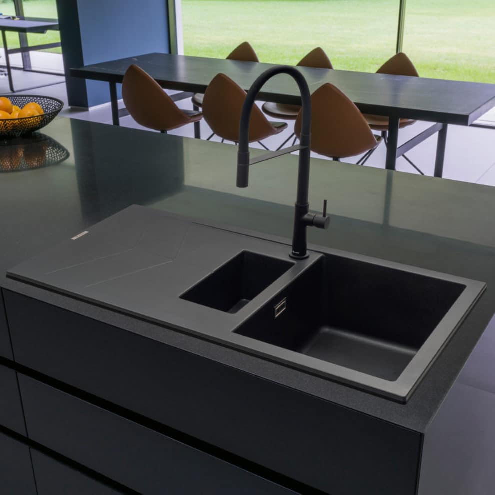 Granite Composite Sinks | White, Black, Grey & Sand | Caple