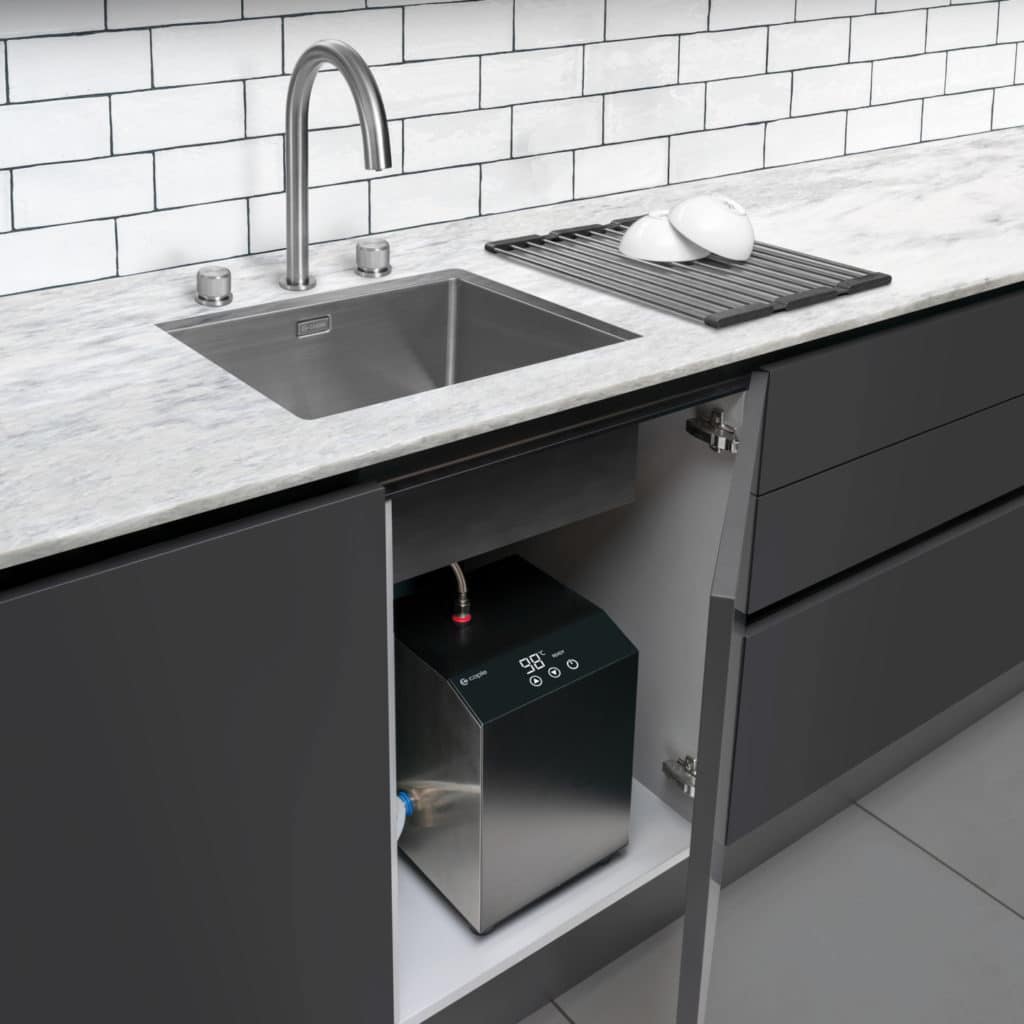 Joya 3-in-1 Hot Water Tap Stainless Steel | Caple