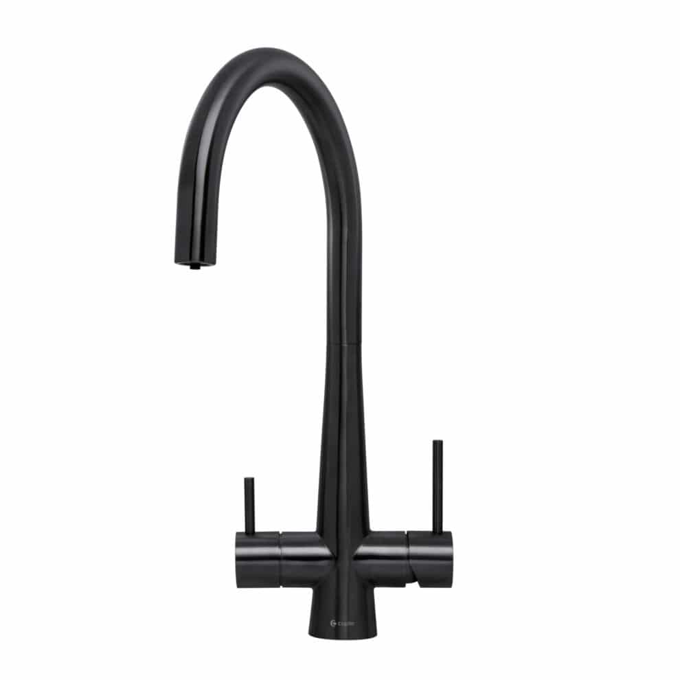 Harlo Puriti Filter Tap Black Steel | Caple