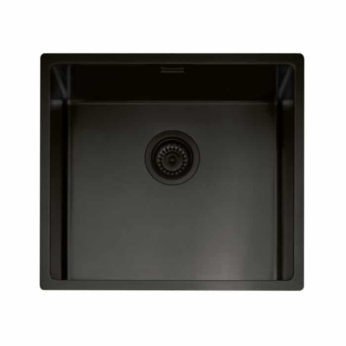 Mode 45 Inset or Undermount Sink Black Steel | Caple