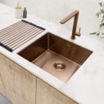 Mode 45 Inset or Undermount Sink Copper | Caple