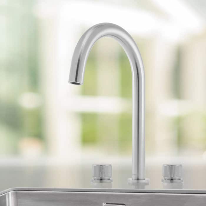 Lamar Dual Lever Tap Blackened Copper | Caple