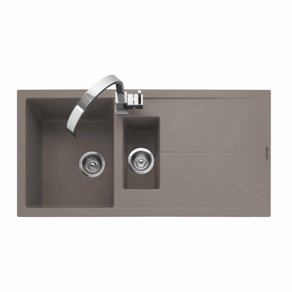 Granite Composite Sinks | White, Black, Grey & Sand | Caple