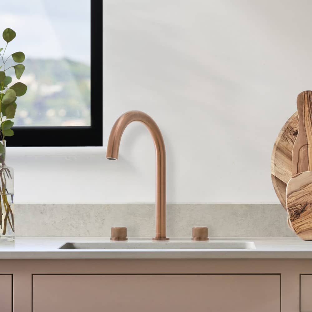 Joya Dual Lever Tap Gold | Caple