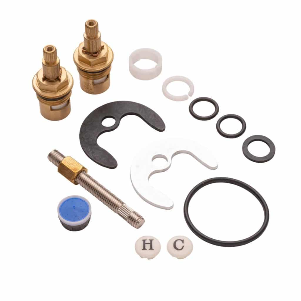 Washington Dual Lever Tap Brushed Nickel | Caple