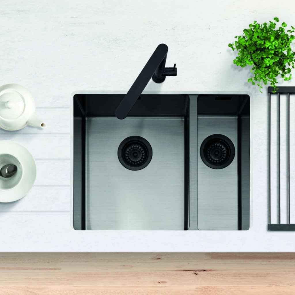 Mode 3415 RH Inset or Undermount Sink Gunmetal | Caple