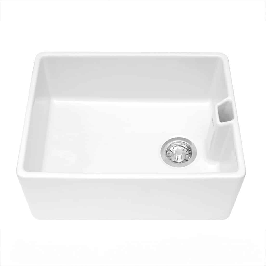 Modern Belfast Sit-On Ceramic Sink | Caple