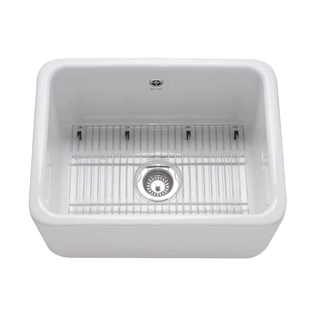 Butler 600 Sit-On Ceramic Sink | Caple