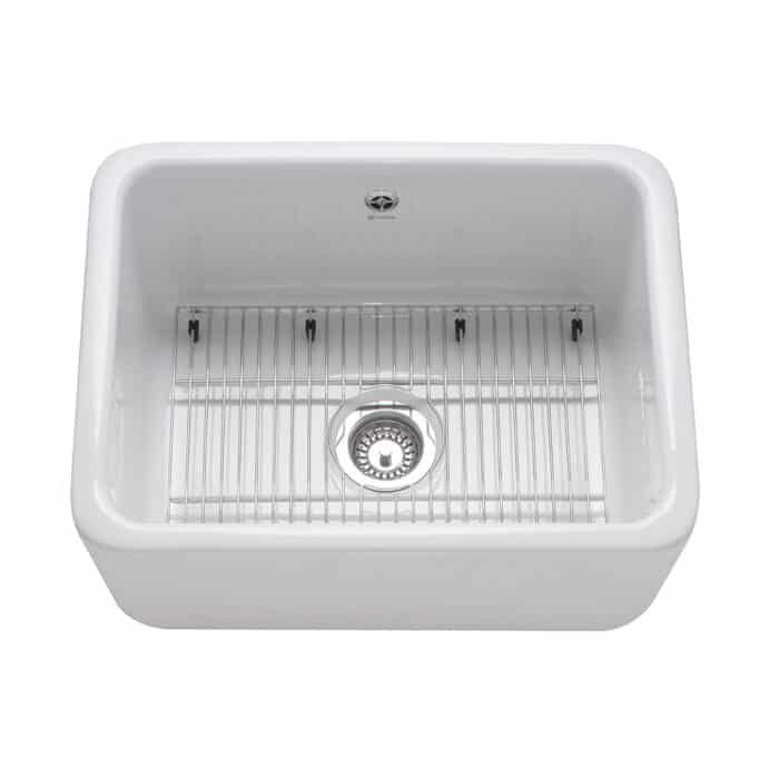 Butler 600 Sit-On Ceramic Sink | Caple