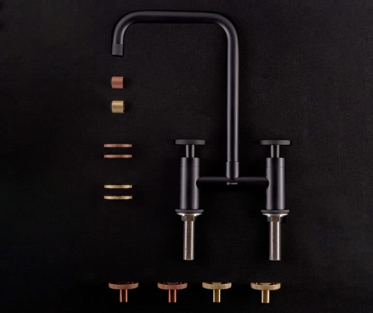 Ember Bridge Tap Matt Black | Caple